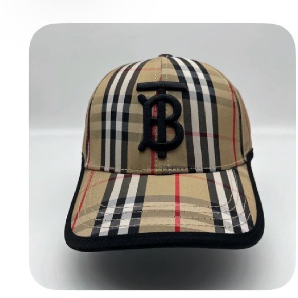 Burberry | Accessories | Burberry Nova Check Cotton Twill Cap | Poshmark
